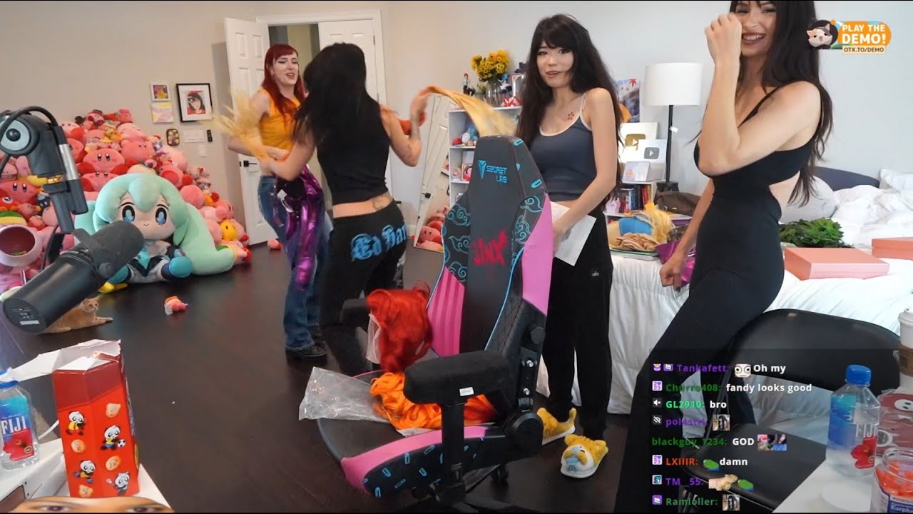 Peach & Morgpie Fighting Over Who's Sluttier, with Emiru & Fandy - YouTube