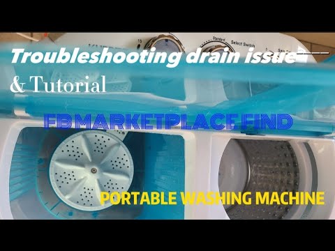 Solving Portable Washing Machine Drain Issue - YouTube