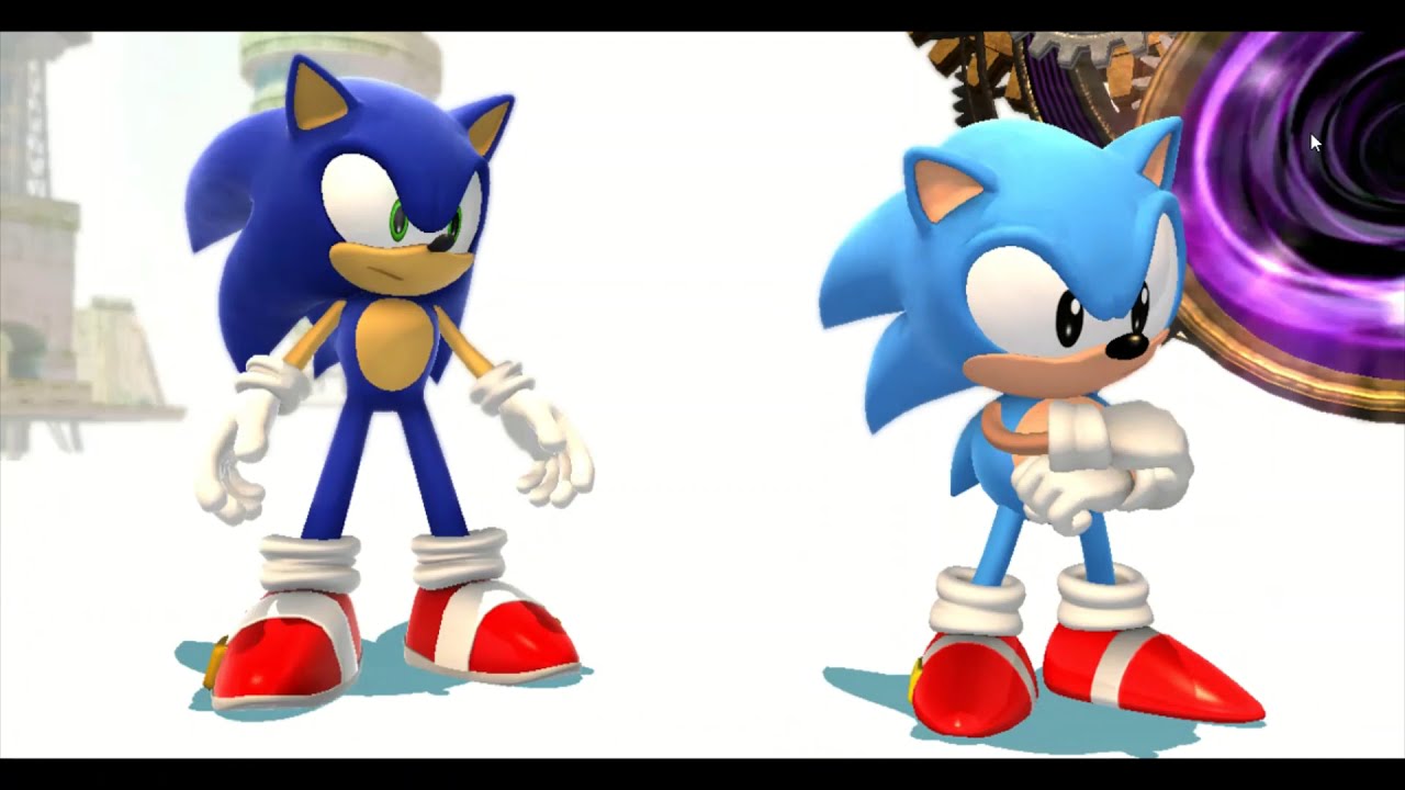 Sonic Generations - Classic Sonic Mania Textures - YouTube