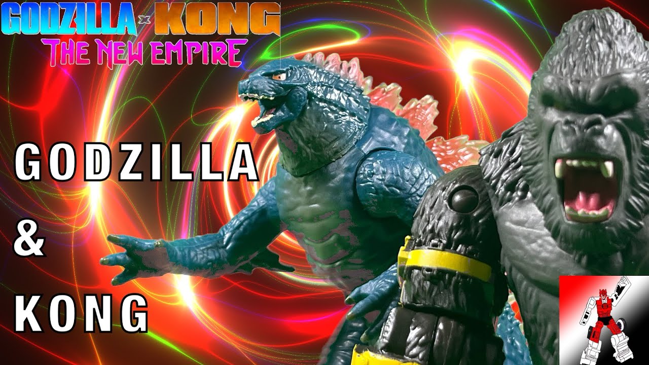 Playmates Godzilla X Kong: The New Empire 6 Inch Evolved Godzilla & B.E ...