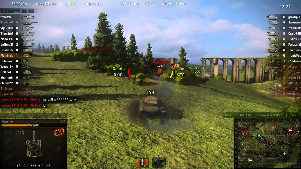 World Of Tanks: Ramming fun! - YouTube