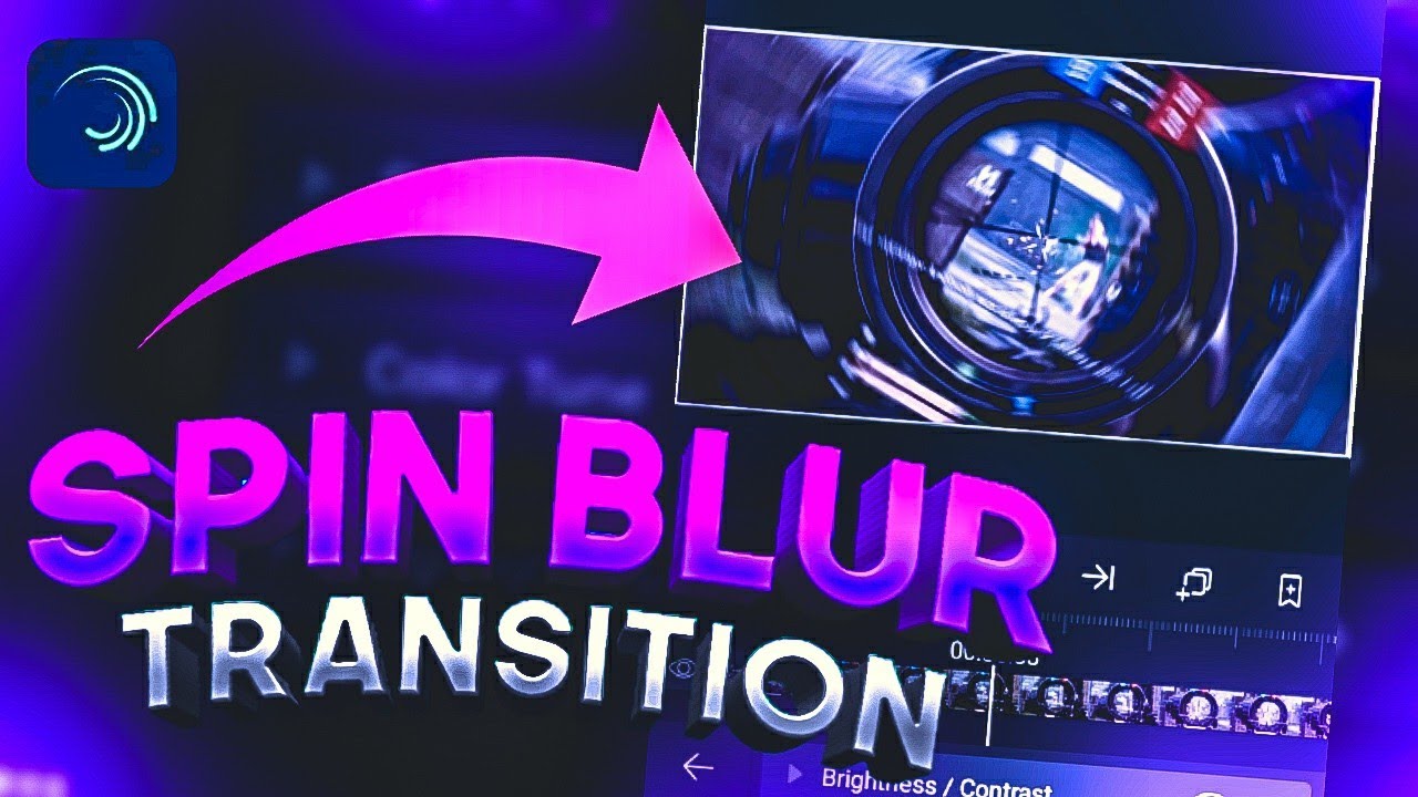Spin Blur Transition in Alight Motion | PUBG Montage Editing Tutorial 🔥 ️ - YouTube