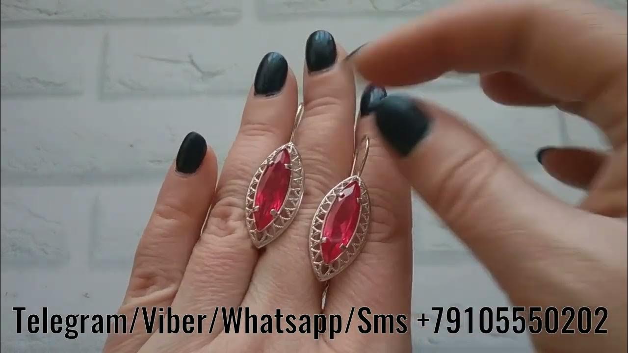 СЕРЕБРЯНЫЕ серьги ФРАНЦУЗСКИЙ ЗАМОК ПЕТЛЯ - YouTube