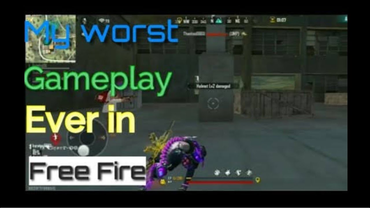 My worst gameplay in free fire ever!!! | S.T.N Vines - YouTube