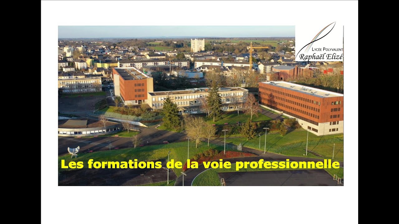 Les BAC professionnels du LPO Raphaël Elizé - YouTube