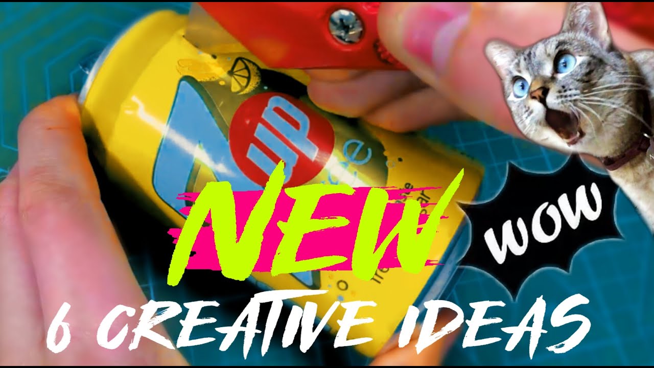 6 SIMPLE INVENTIONS _ Using Recycled Materials - YouTube