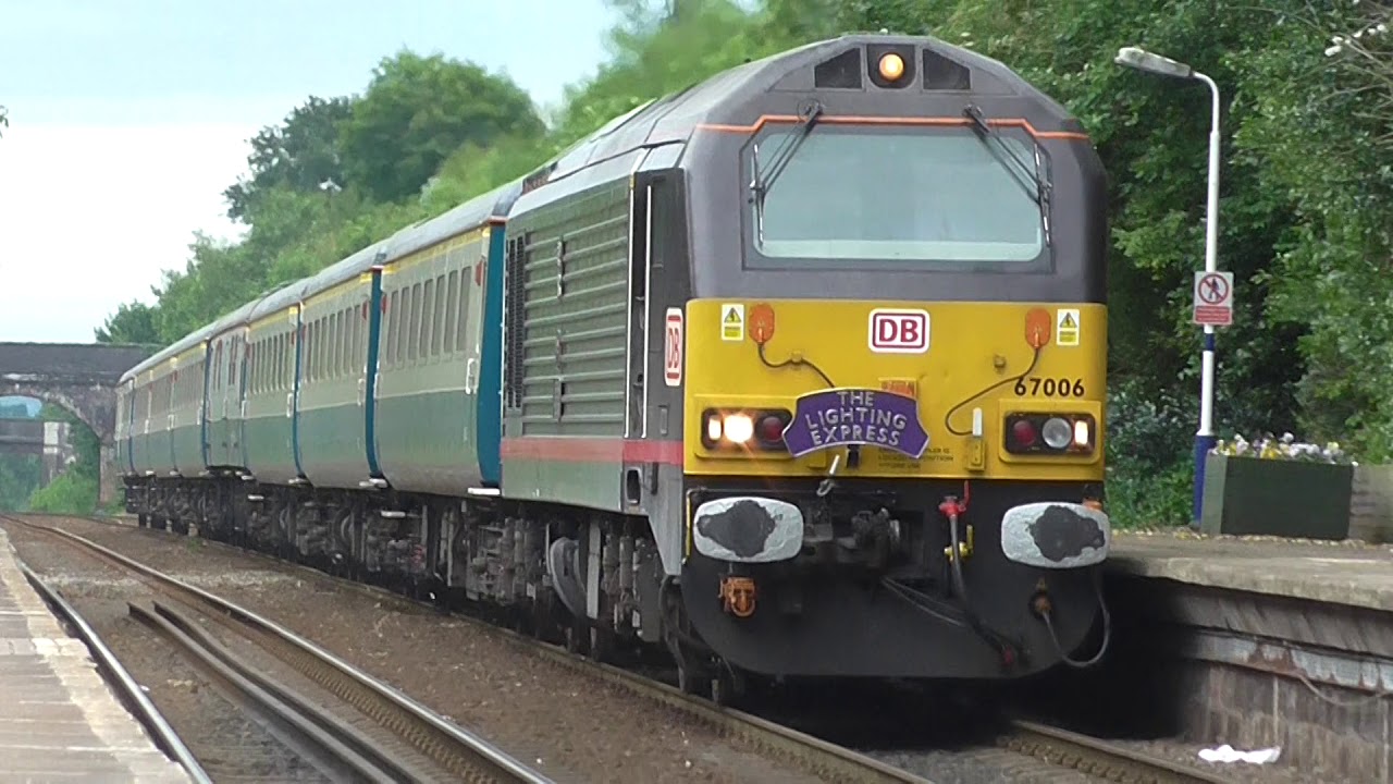 Class 67 railtour Manchester - Chester line - YouTube