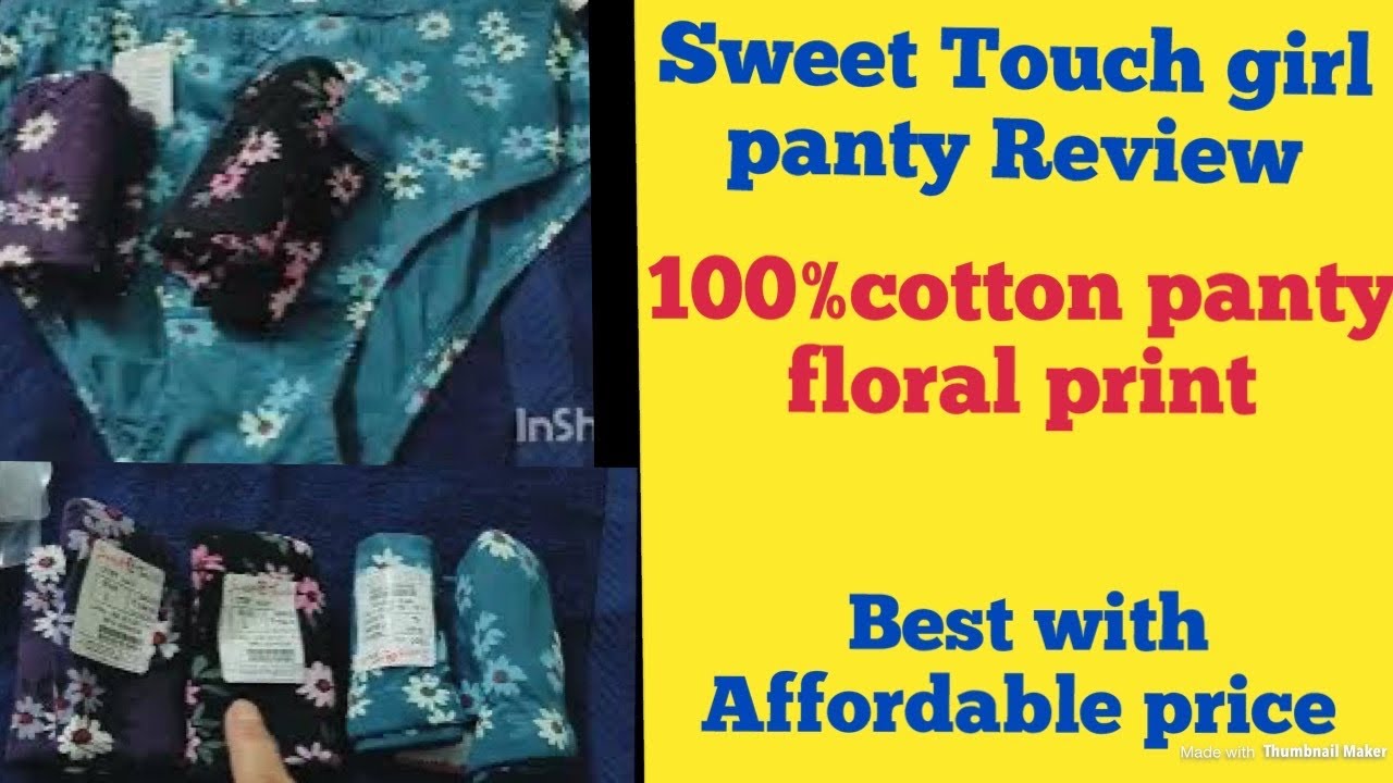 Review of Girls printed cotton panty/Sweet Touch panty Review/Boy can ...