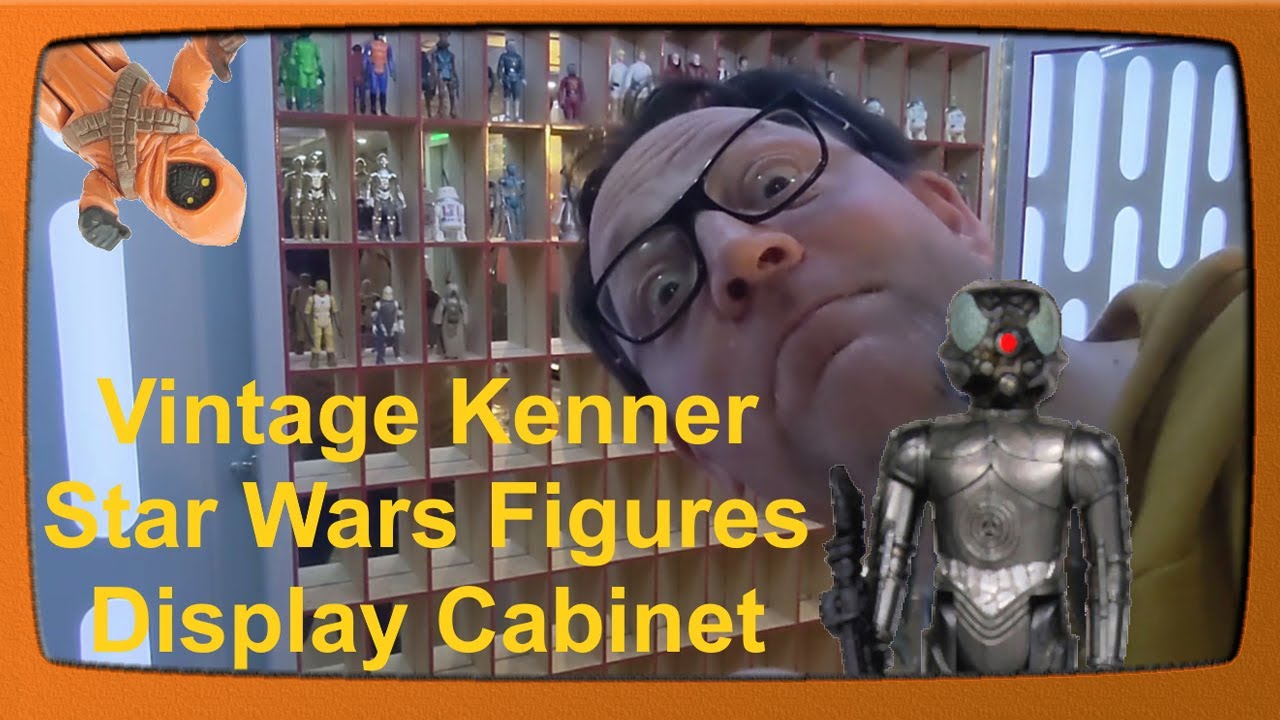 Vintage Kenner Star Wars Figures Display Cabinet - YouTube