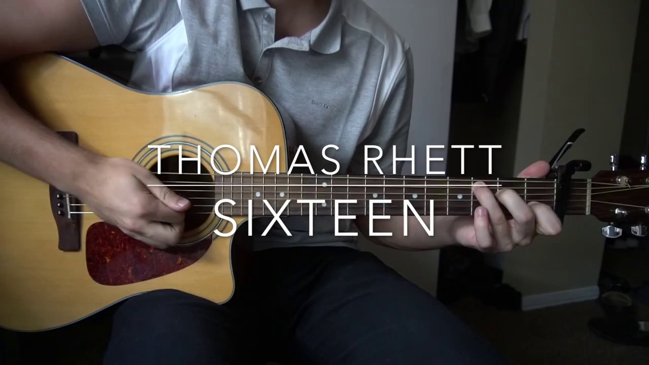 Sixteen // Thomas Rhett // Easy Guitar Lesson - YouTube