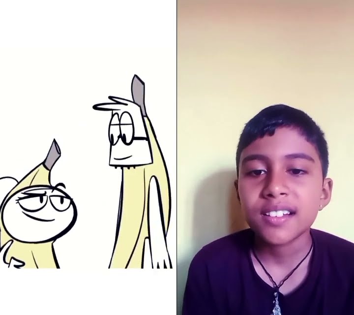 me reacting to nutshell animations BANANANA meme😂😂 #funny #animation ...