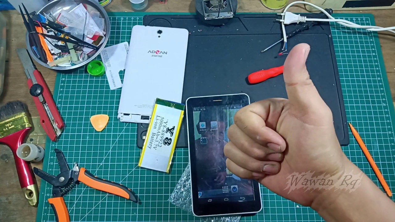 Cara Ganti LCD Tablet ADVAN T1R - YouTube