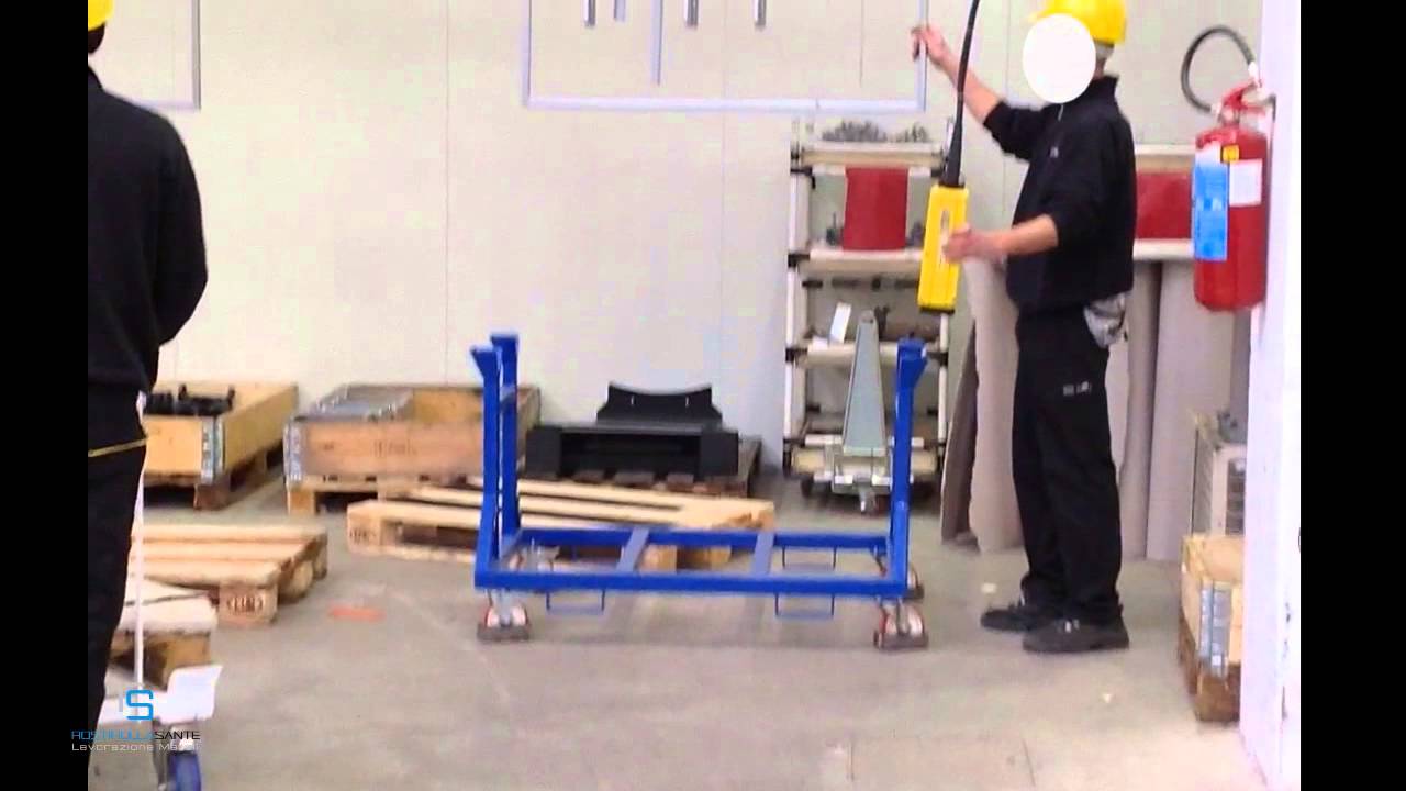 Kanban - paint rack trolley - carrelli per movimentazione bilancelle ...