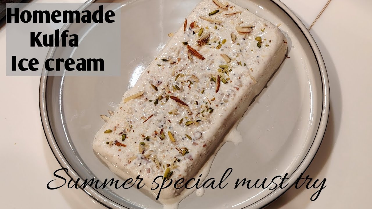 Homemade kulfa ice cream |how to make kulfa ice cream |Easy recipe of ...