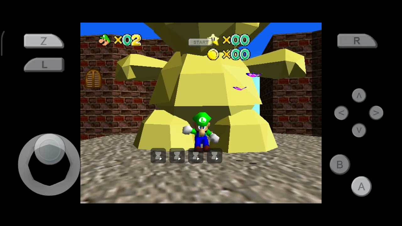 Mario 64 beta Luigi b1333 - YouTube