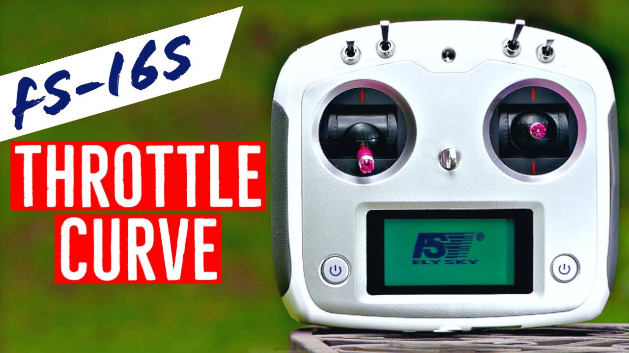 How to use Throttle Curve & Max Limit 📈 Flysky FS-i6S - YouTube