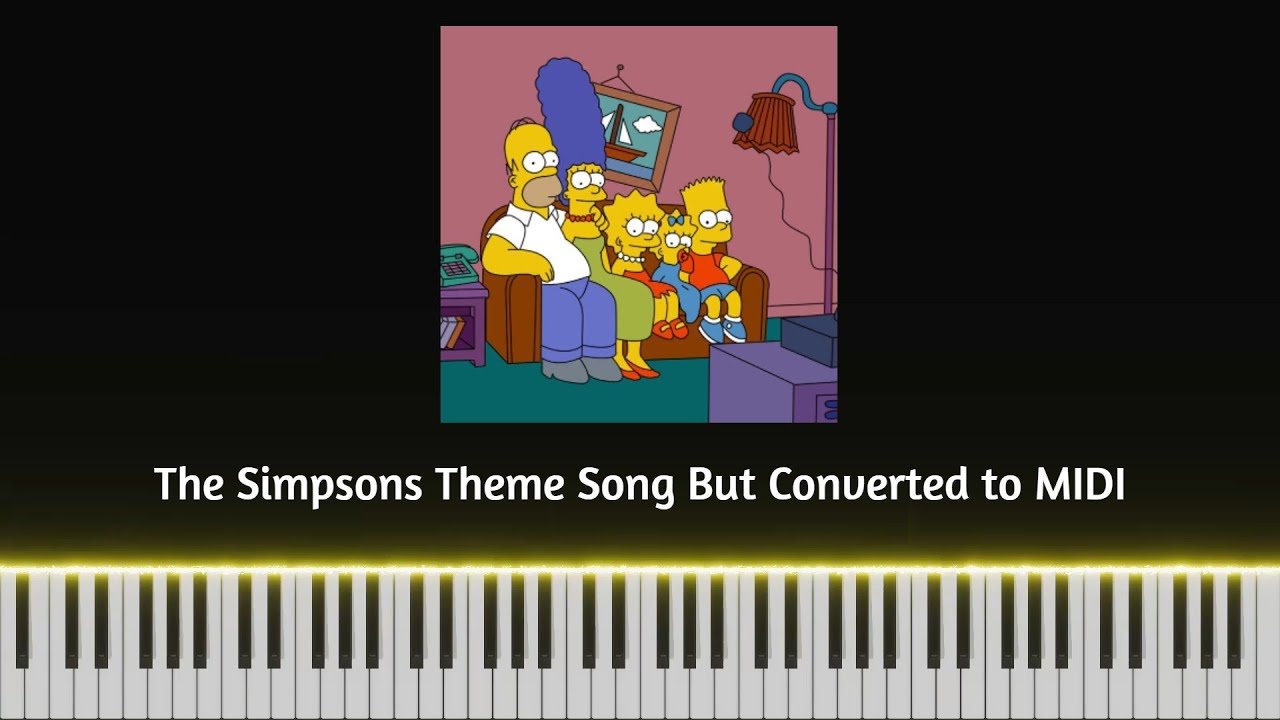 (Auditory Illusion) The Simpsons Theme Song MIDI - YouTube