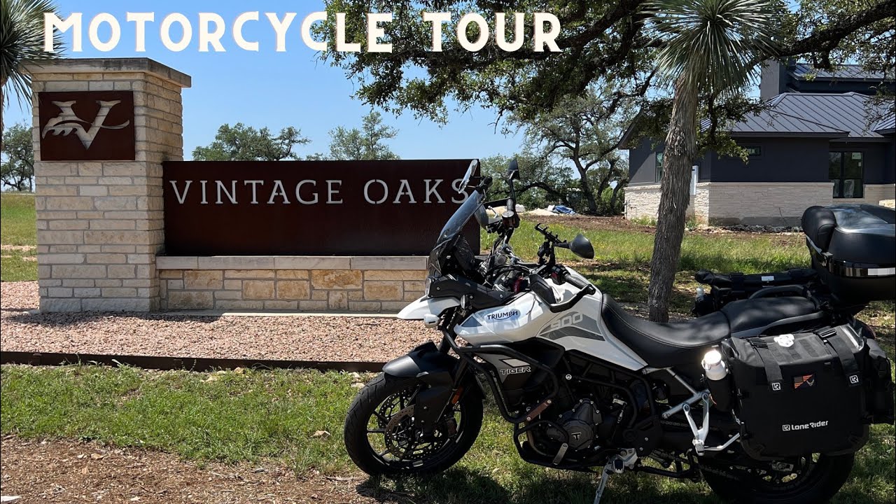 Vintage Oaks Community Motorcycle Tour of the area. - YouTube