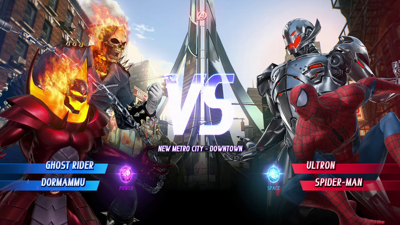 Dormammu/Ghost Rider v. Ultron/Spider-Man [Marvel vs. Capcom: Infinite ...