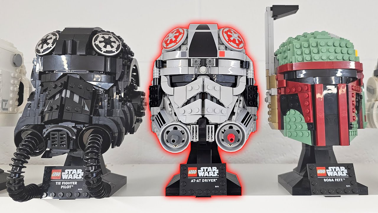 LEGO AT-AT Driver Helmet Reviewed & Placed - YouTube