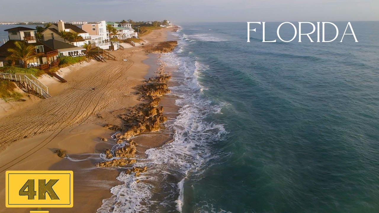 Florida 4K | Scenic Relaxation Film with Calming Music | FL Beaches HD ...