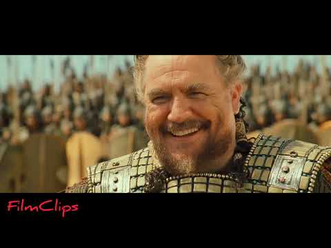 Troy 2004 Paris fight with Menelaus (Hindi)