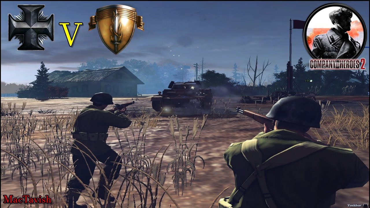 CoH2: 1v1 Biçerdöver Pz. II Luchs | YORUMLUYORUM - YouTube