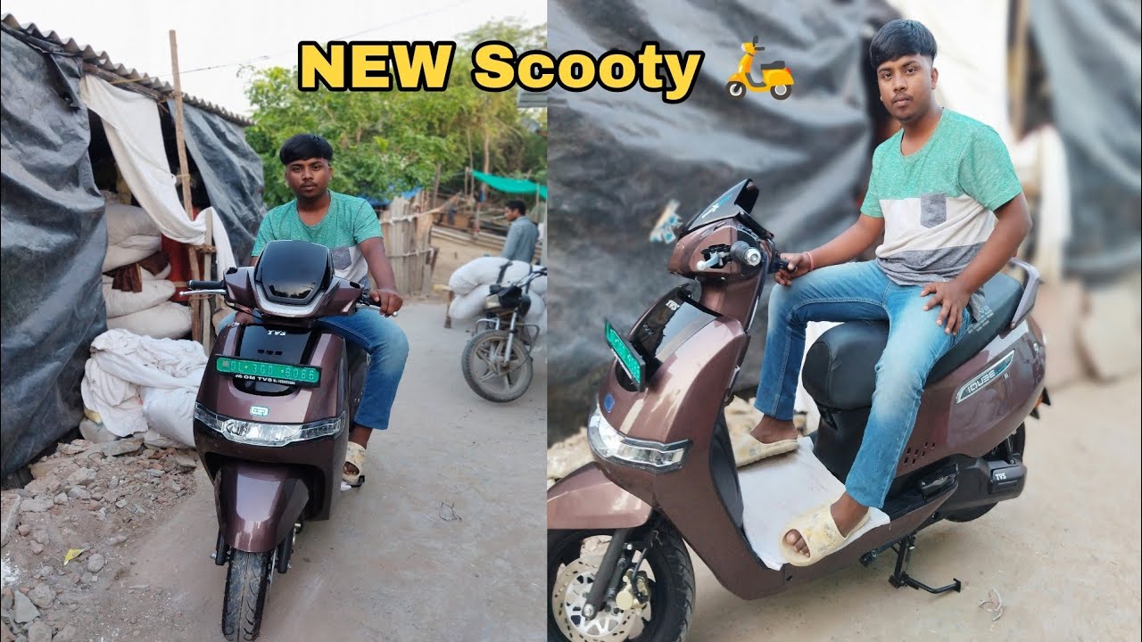 Mama ki New scooty 😁 - YouTube