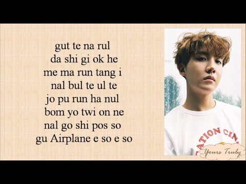 J-HOPE (BTS방탄소년단) - Airplane (Easy Lyrics)