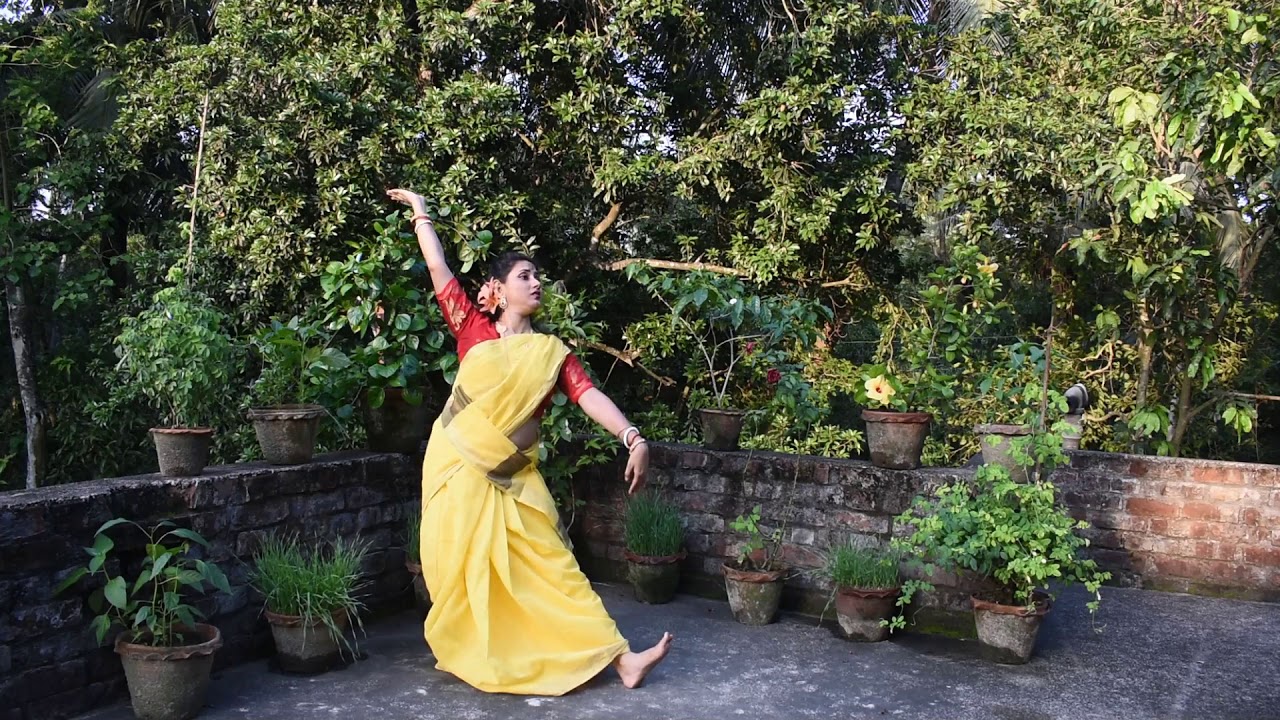 HE NUTON (Swagatalakshmi) DANCE BY TANUKA DAS| #rabindranritya #henuton ...