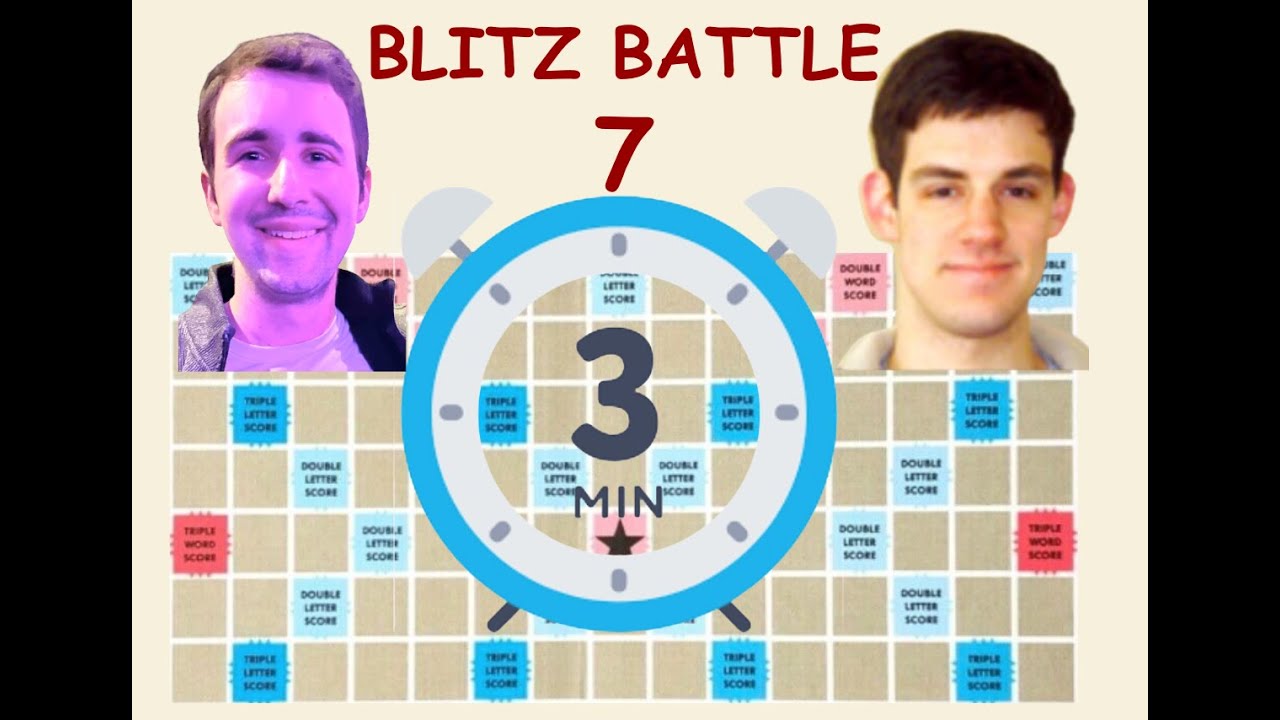 Blitz Scrabble Battle 7 vs. Joey Mallick! - YouTube