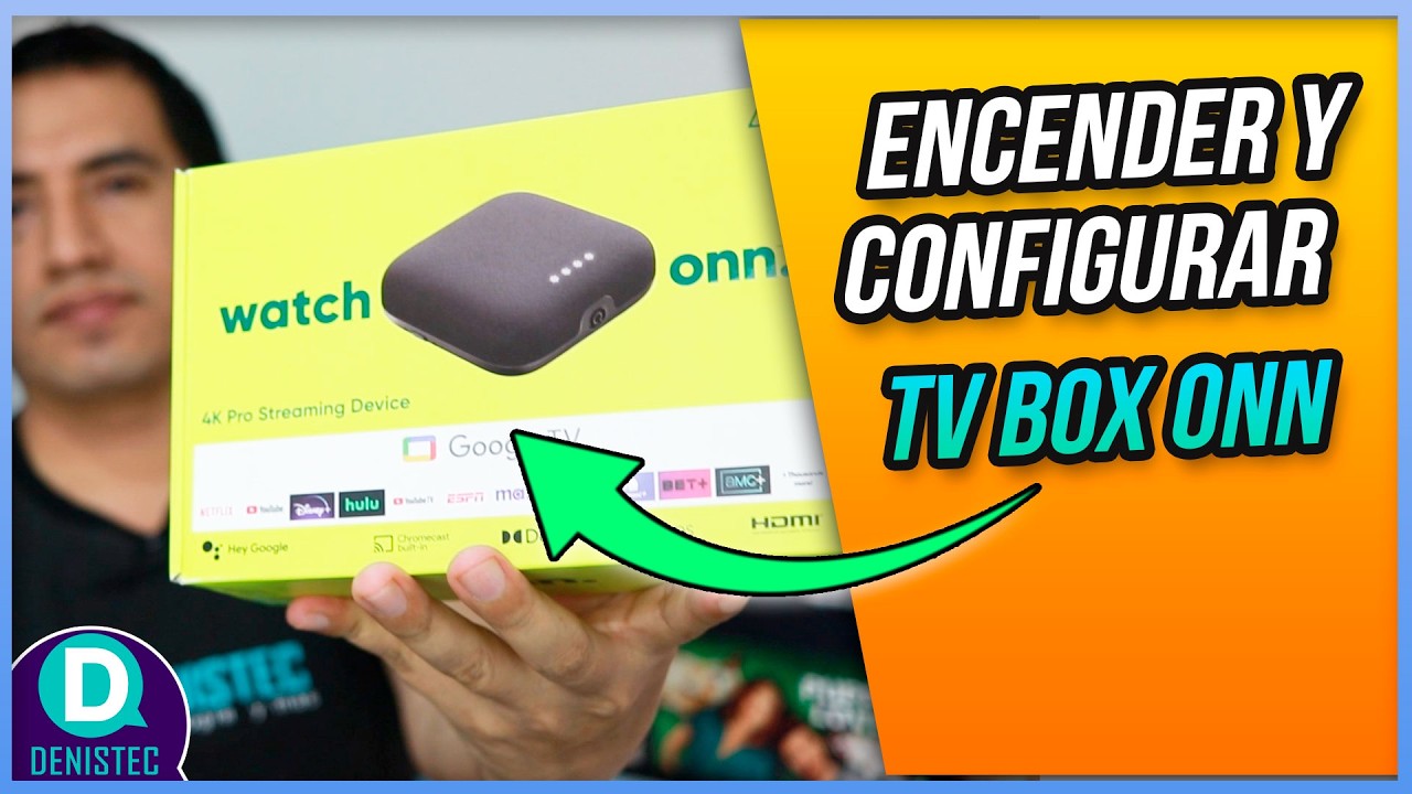 Cómo encender y configurar un Tv Box ONN de Walmart - YouTube
