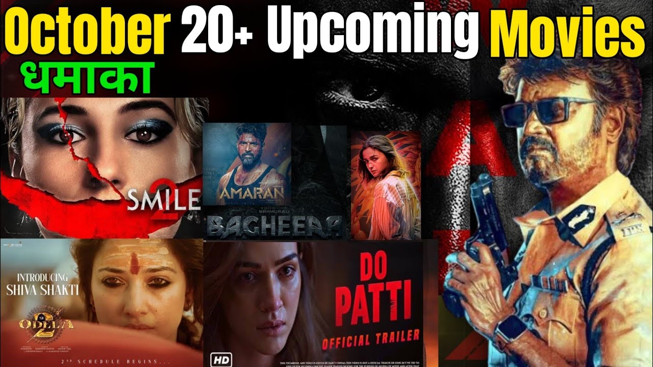 October 10+ Upcoming Movies 2024 | New Movies October part-2 - YouTube