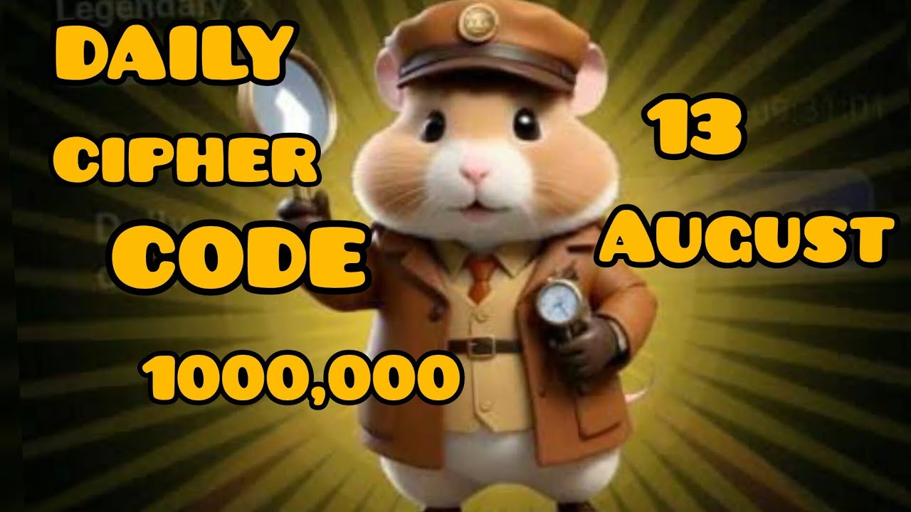 Hamster Combat Daily Cipher Code 13 August | today Daily cipher code ...