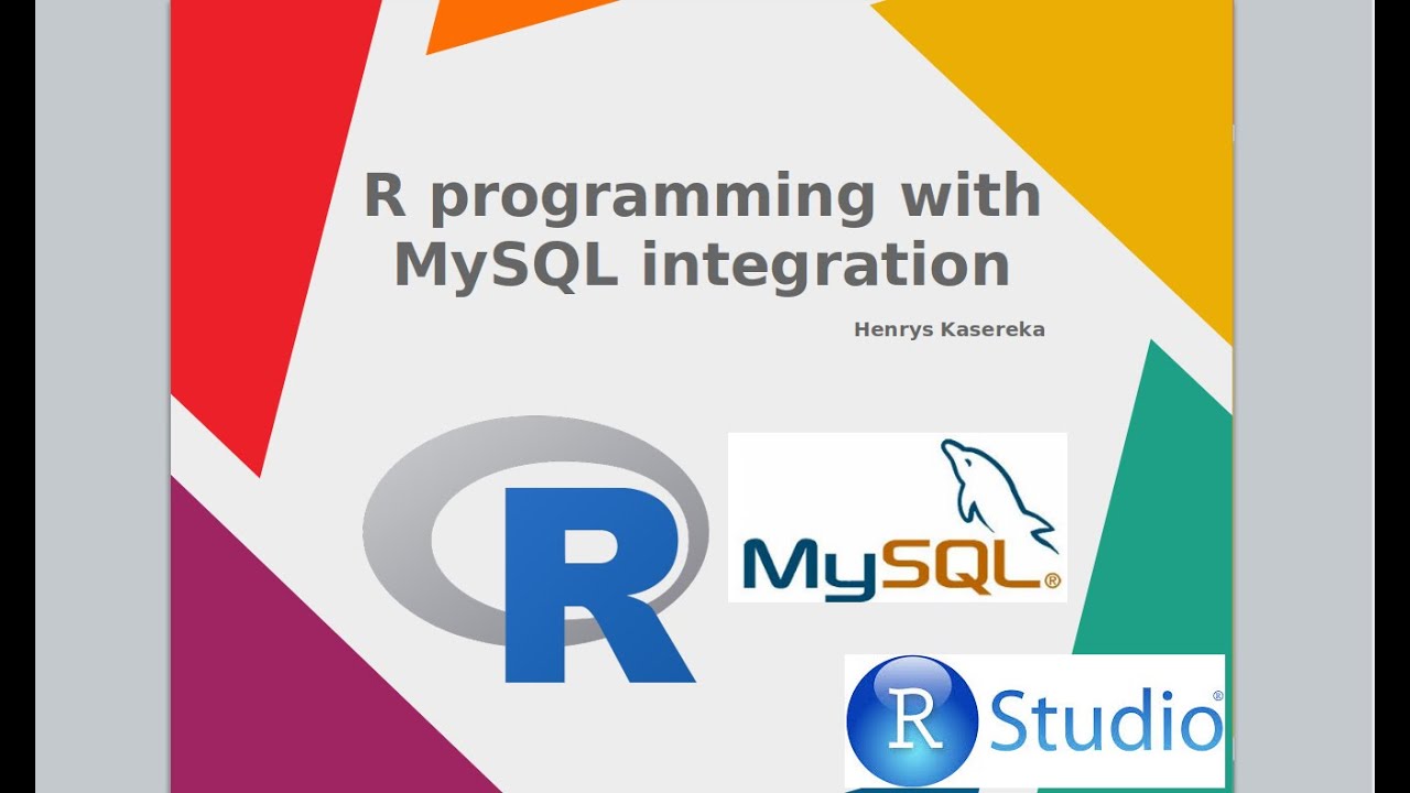 Accessing MySQL through R studio - YouTube