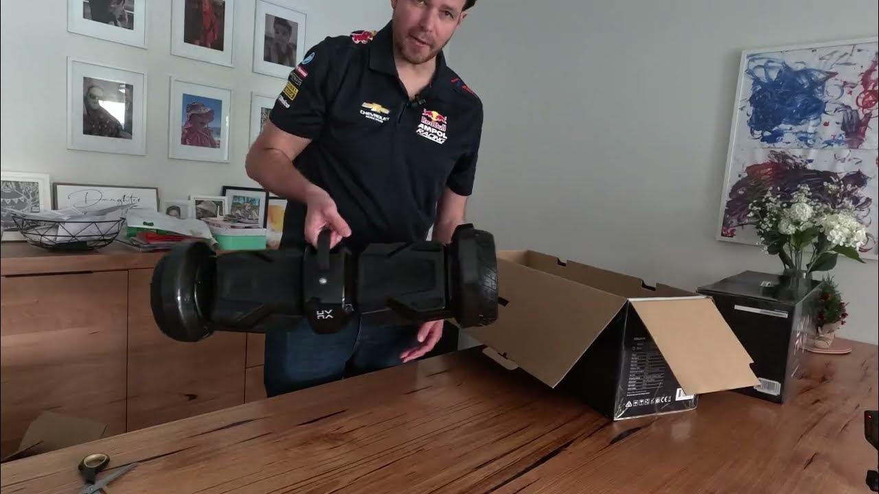 Unboxing Hoverx Phantom Hoverboard Race Youtube