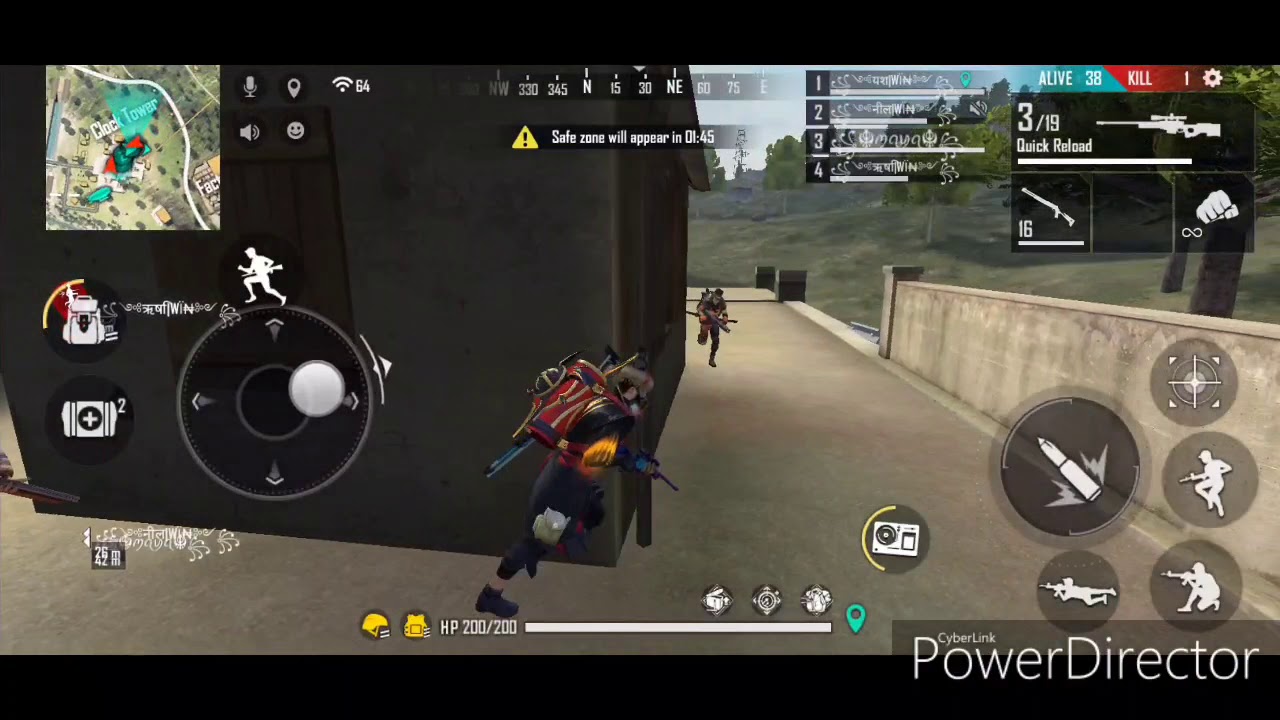 FREE FIRE-AWM Show- Must watch Squad Game Play | AWM OVER POWERED | WiN ...