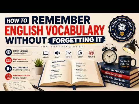 Never Forget English Vocabulary Again With This Technique