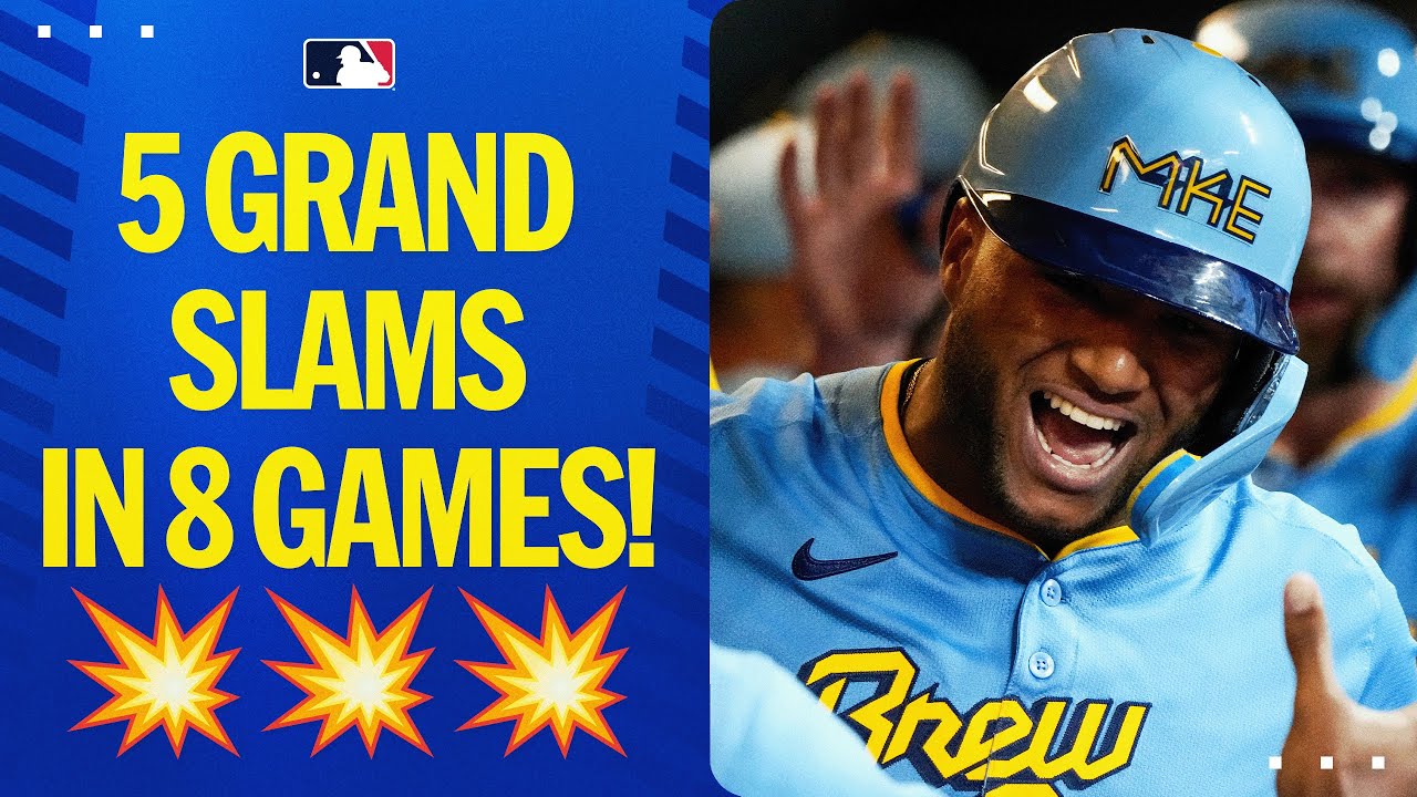 Milwaukee MASHING! The Brewers have hit 5 GRAND SLAMS in their last 8 ...