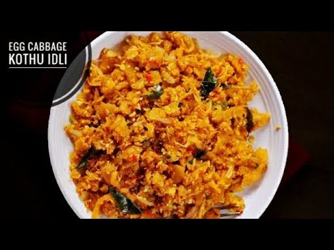 Egg Kothu Idli l Minced/Shredded Egg Cabbage Kothu Idli l Spicy instant ...