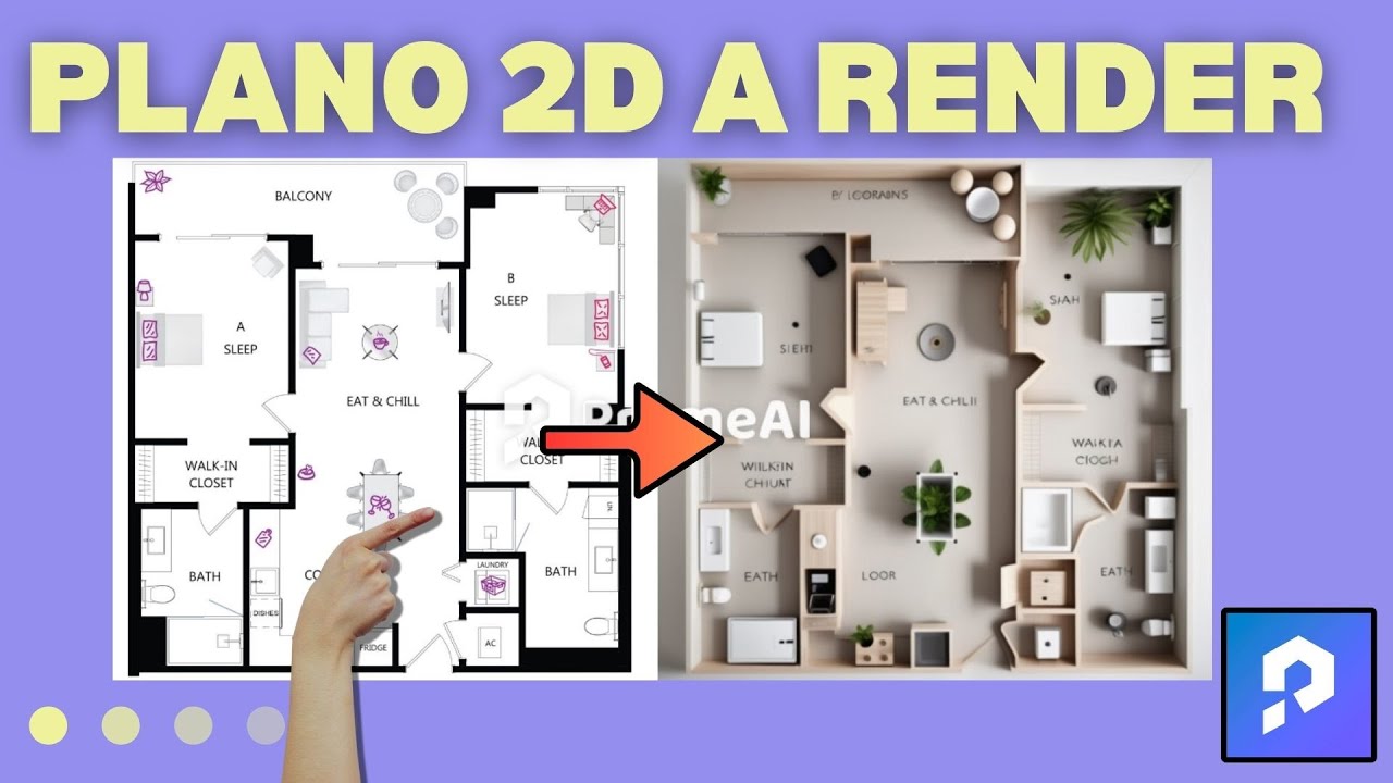 Plano arquitectónico a render realista con Prome.AI - YouTube