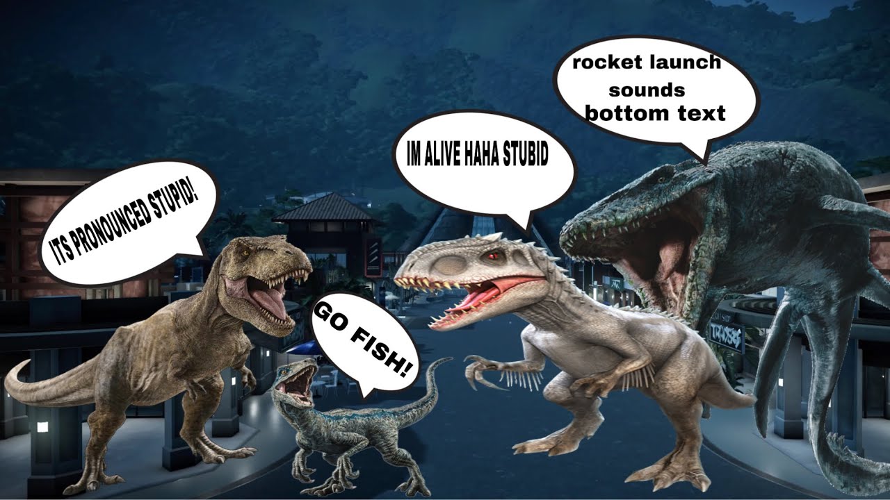 Jurassic world:Battle of mainstreet VOICEOVER (goofy alert) - YouTube