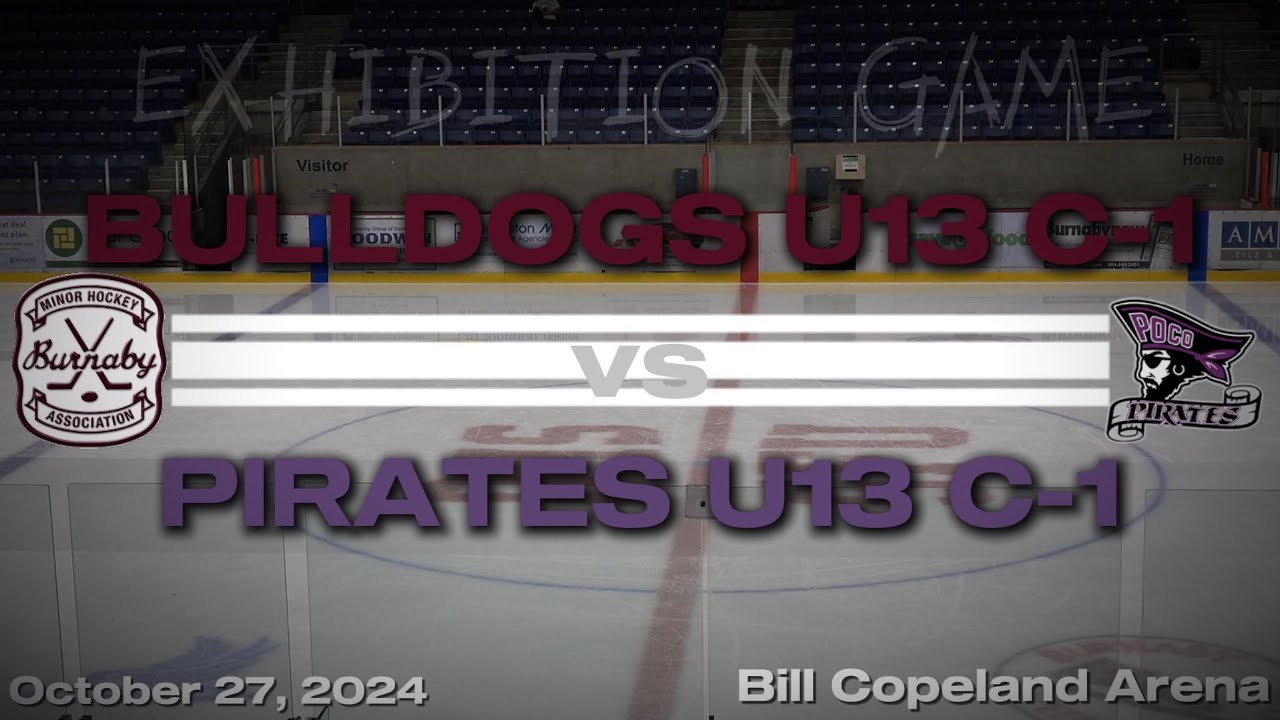 EXHIBITION GAME. BULLDOGS U13 C-1 vs. PIRATES U13 C-1. Bill Copeland ...