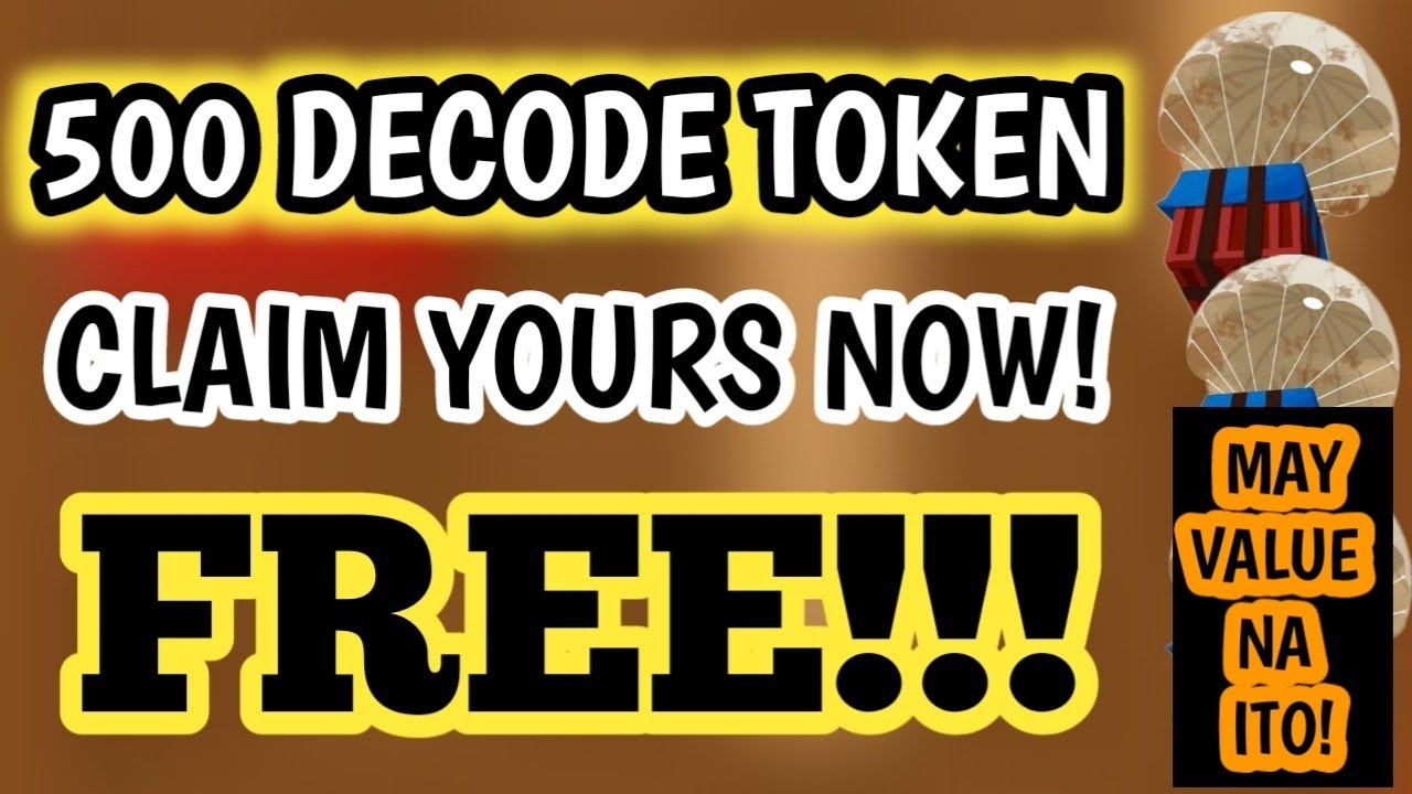 GET 500 $DECODE TOKENS FOR FREE | MAY VALUE NA ANG TOKEN NA ITO - YouTube