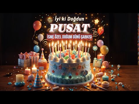 PUSAT İsmine Özel İyi Ki Doğdun Doğum Günü Şarkısı 🎉 | İsme Özel Doğum Günü Kutlaması