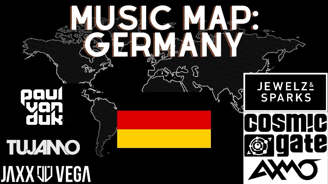 THE MUSIC MAP - GERMAN EDM DANCE MIX - YouTube