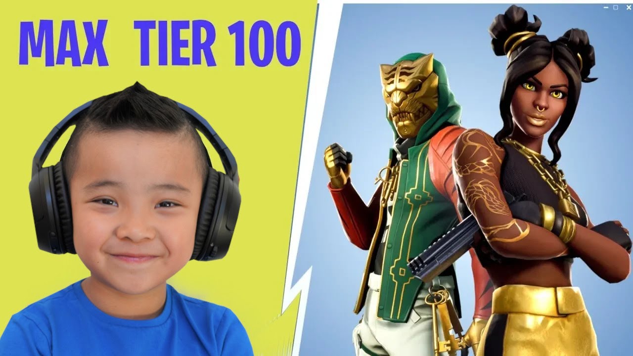 Max Tier 100 Skin Fortnite Season 8 Gameplay With CKN Gaming - YouTube
