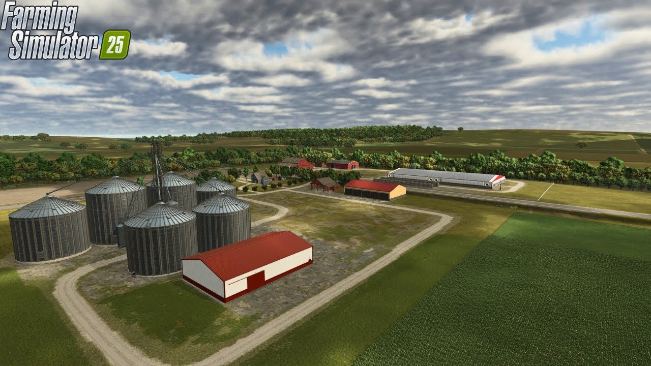 🔴LIVE: EARLY ACCESS IOWA PLAINS PLUS FARM SETUP!! | Farming Simulator ...