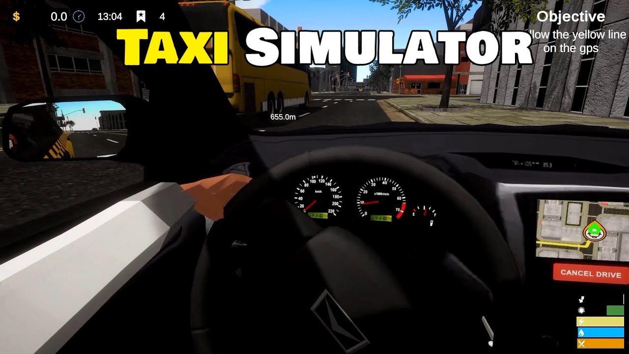 Taxi Simulator Gameplay / PC - YouTube