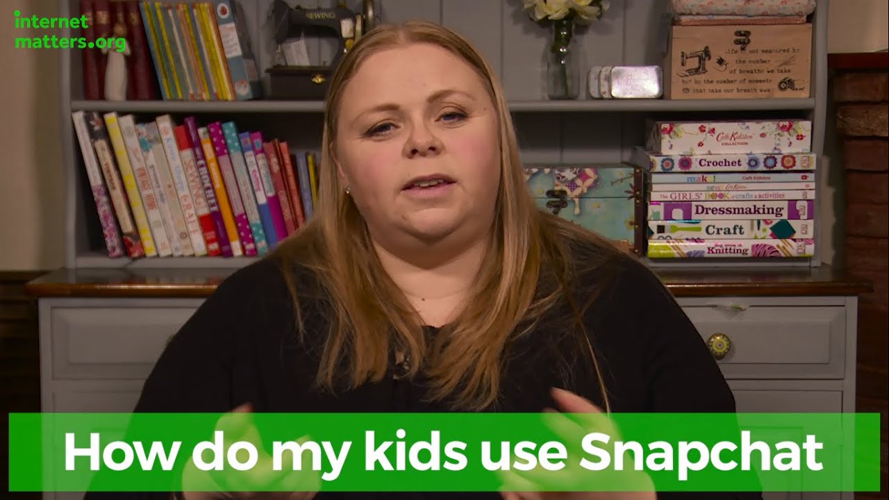 How do my kids use Snapchat? | Internet Matters - YouTube